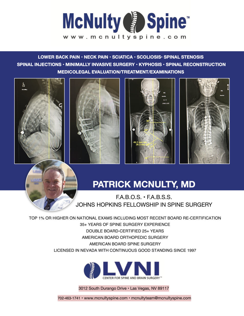 Greatest Medical Minds of Las Vegas | Meet the Real Deal Spine Surgeon ...