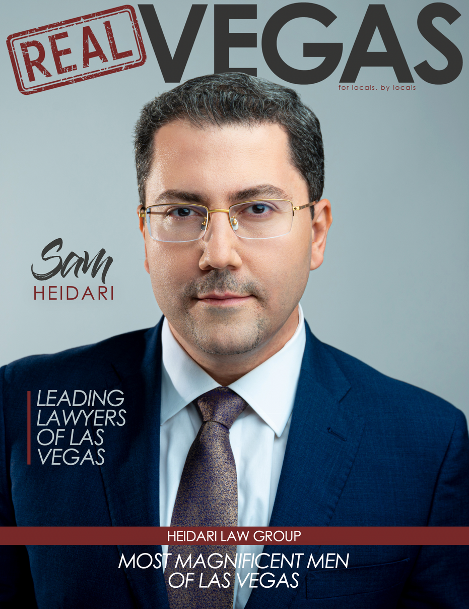 Sam Ryan Heidari of Heidari Law Group - Real Vegas Magazine